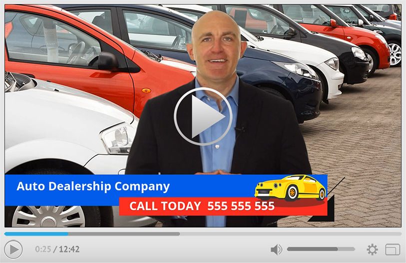 Auto Dealer Spokesperson Video Commercial - Video Services