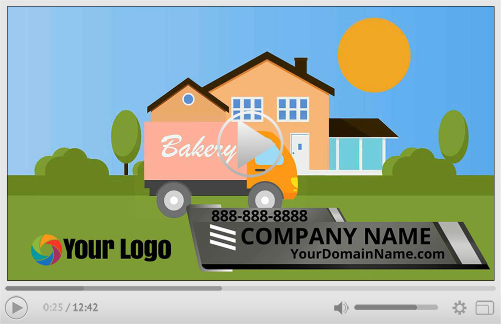 Bakery Shop Animation Video Commercial - Video Services